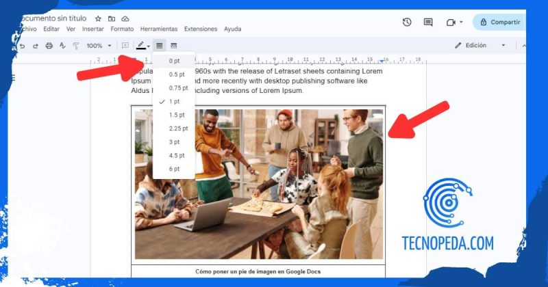 Cómo Poner un Pie de Imagen en Google Docs 【TUTORIAL】